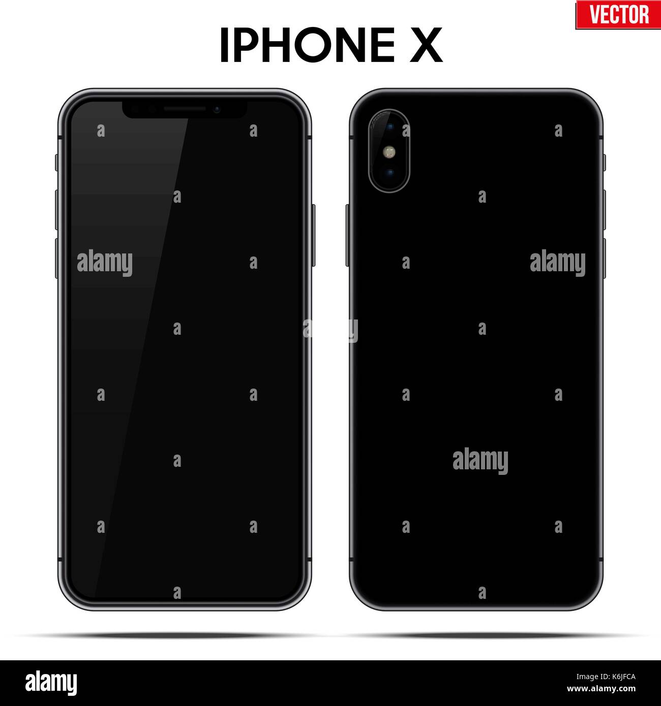Iphone mockup Stock Vector Images - Alamy