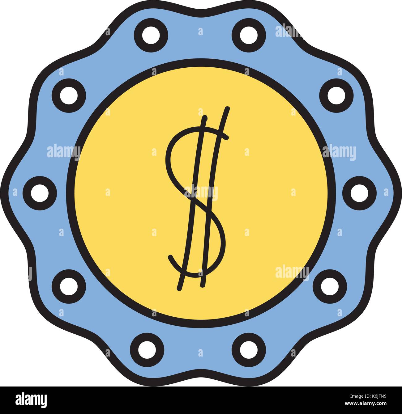 metal emblem money sign design Stock Vector Image & Art - Alamy