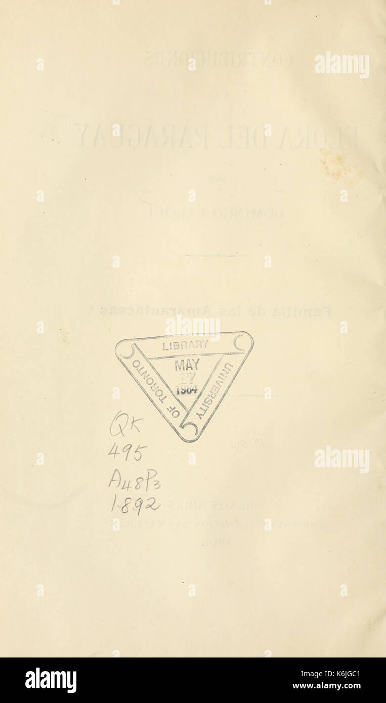 Flora del paraguay hi-res stock photography and images - Alamy