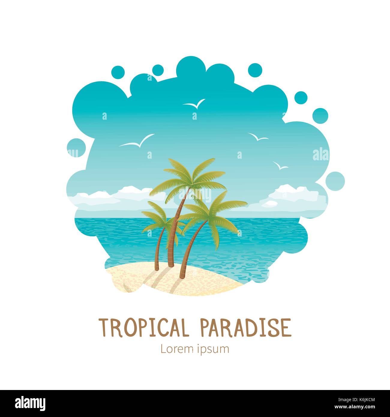 An uninhabited island Cut Out Stock Images & Pictures - Alamy