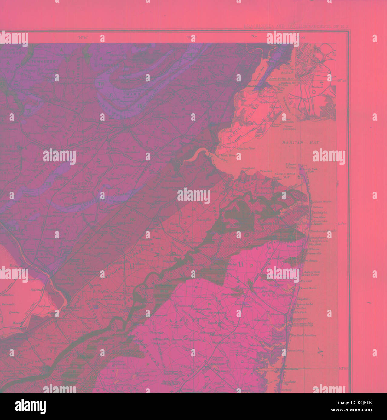 Raritan map hi-res stock photography and images - Alamy