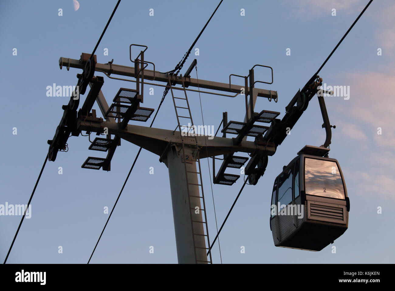 Cable car tower Stock Photo - Alamy