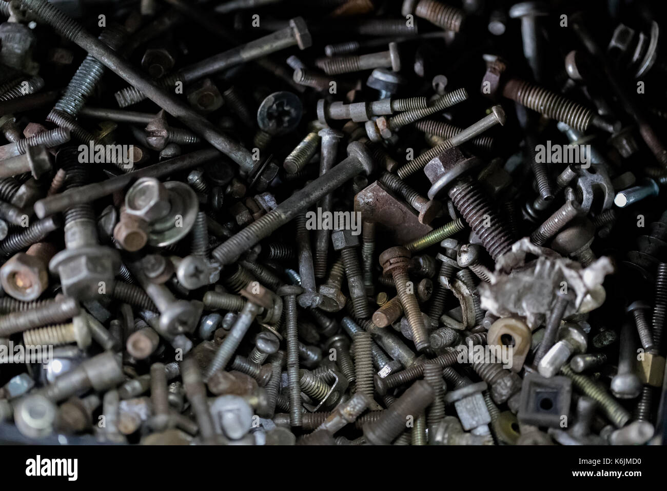 many bolts background Stock Photo - Alamy