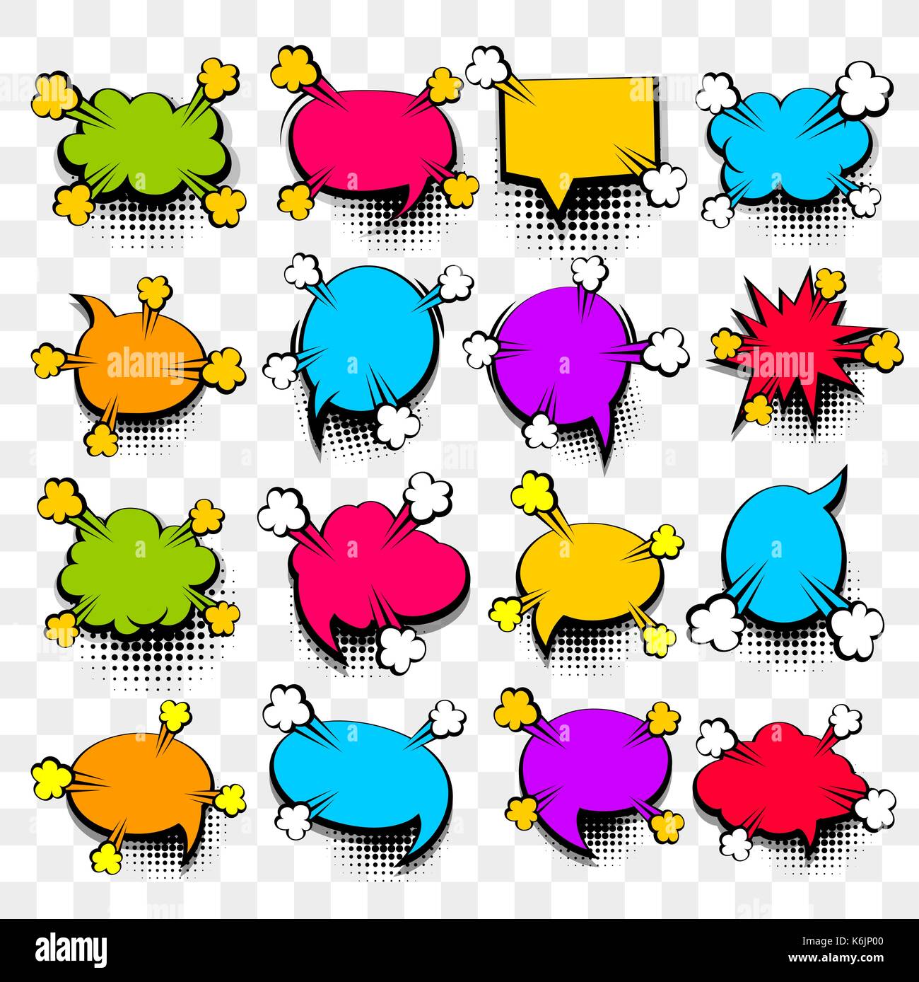 Comic empty text speech bubble 20 Stock Vector Image & Art - Alamy