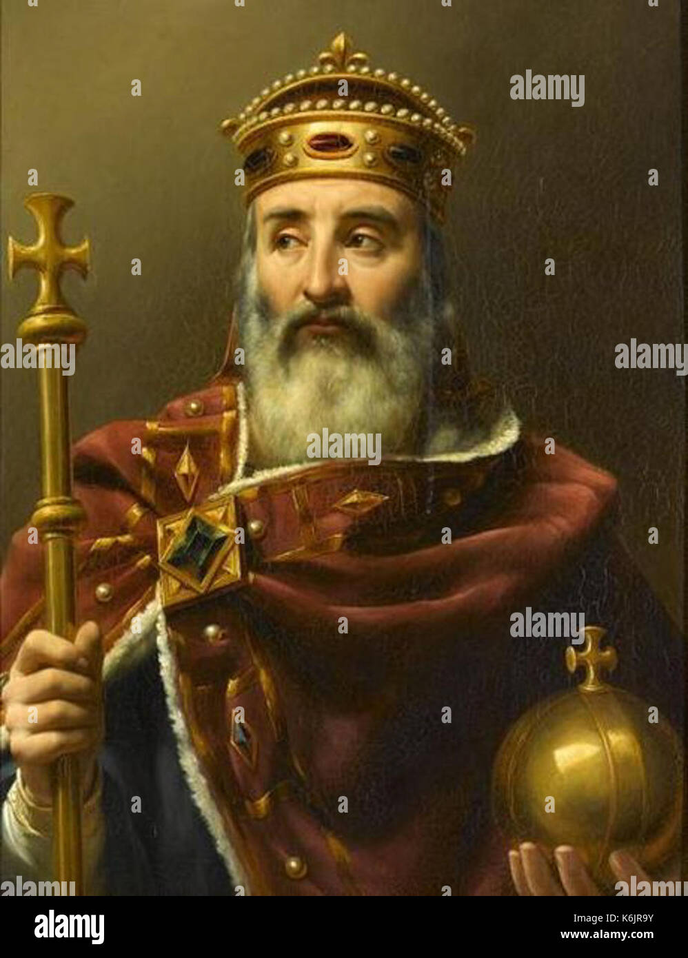 Holy roman emperor charlemagne hi-res stock photography and images - Alamy