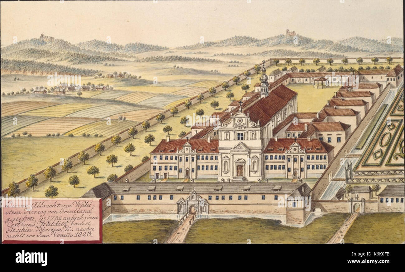 Die von Albrecht von Waldstein Herzog von Friedland gestiftete, Ao 1782 ...