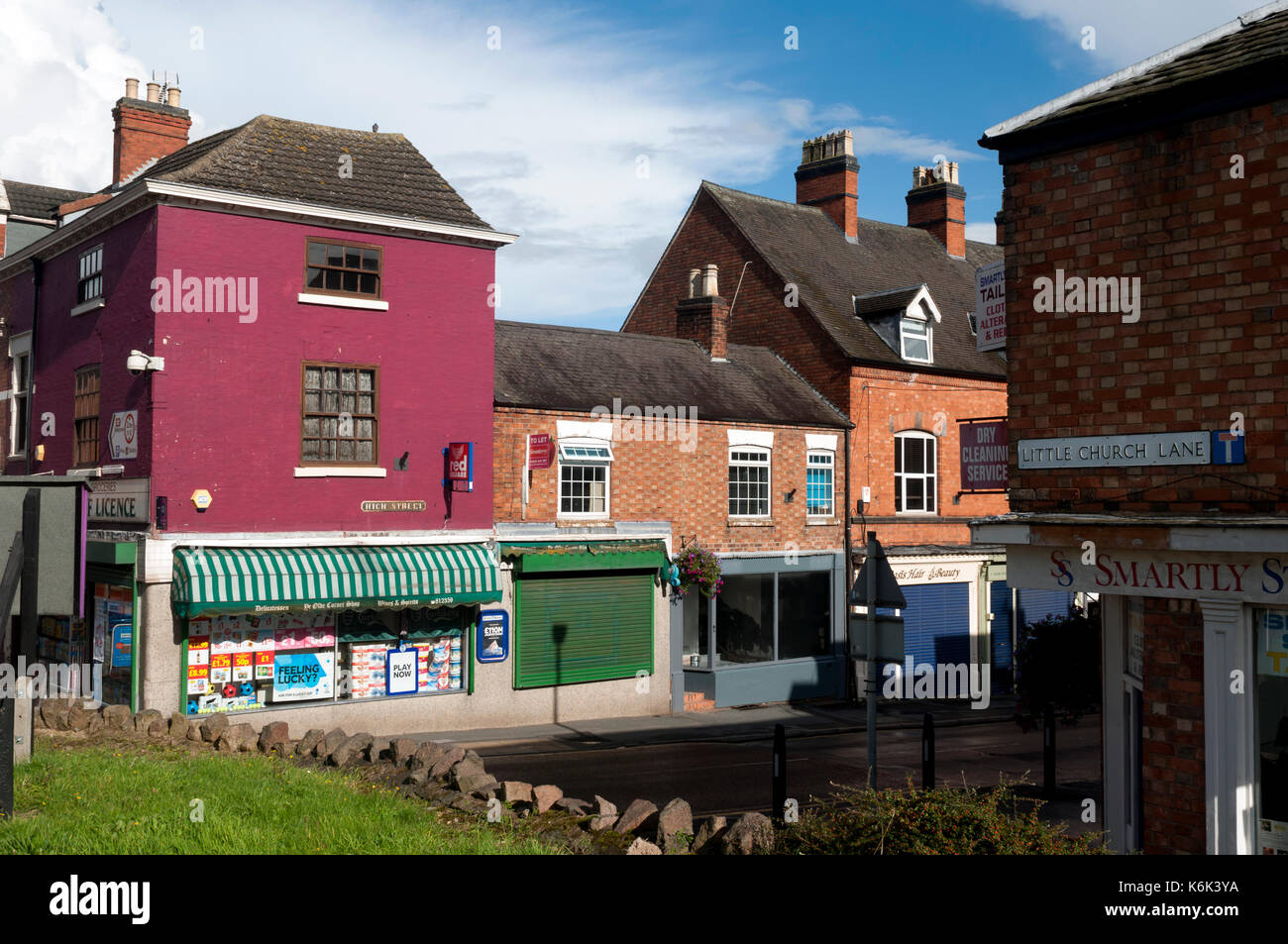 High Street, Sileby, Leicestershire, England, UK Stock Photo - Alamy