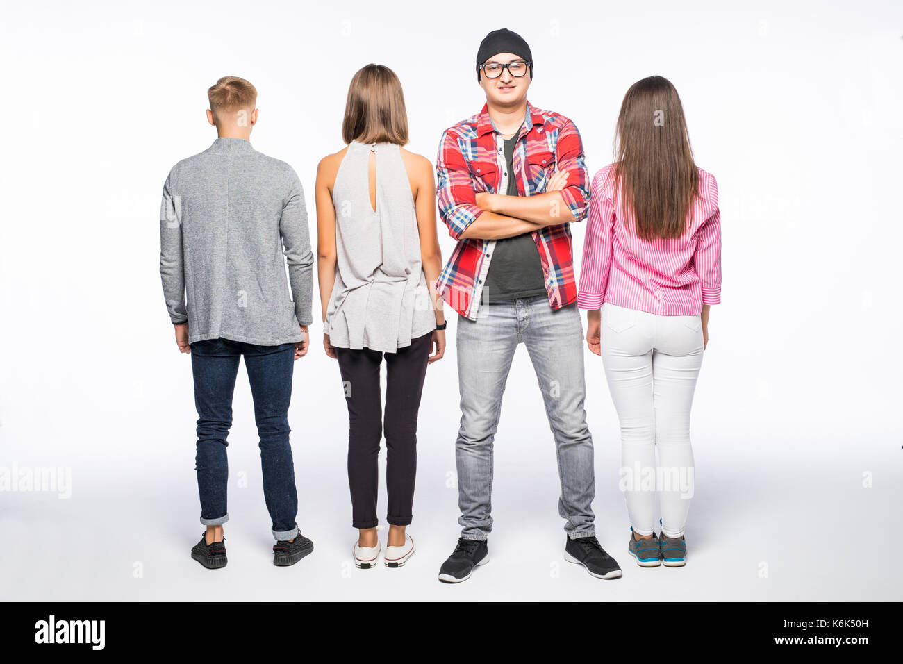 Group of women facing camera hi-res stock photography and images - Alamy