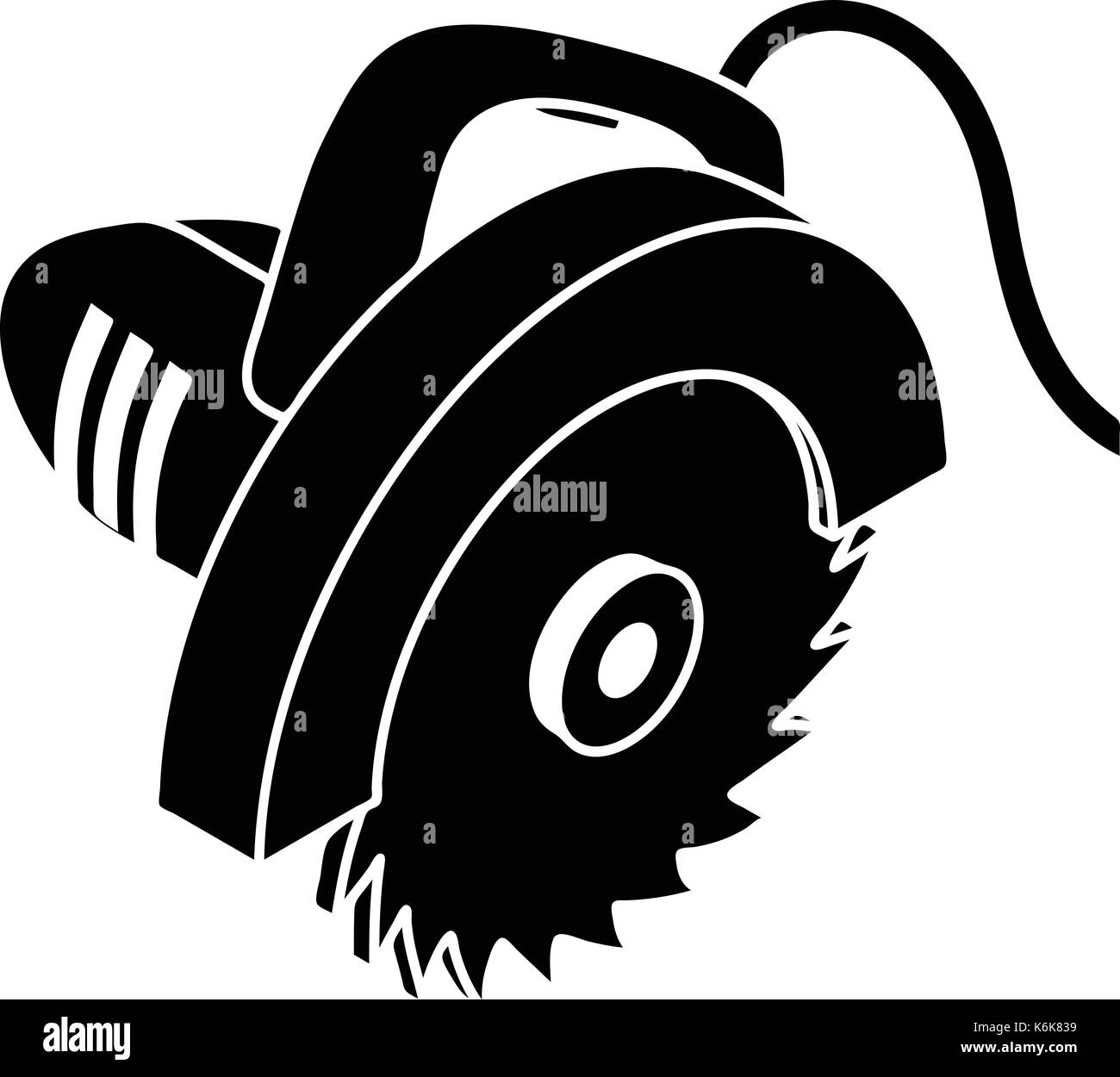 Circular saw icon, simple style Stock Vector Image & Art - Alamy