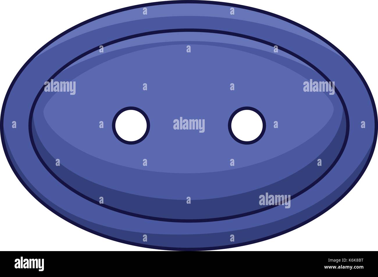 Dark blue cloth button icon, cartoon style Stock Vector Image & Art - Alamy