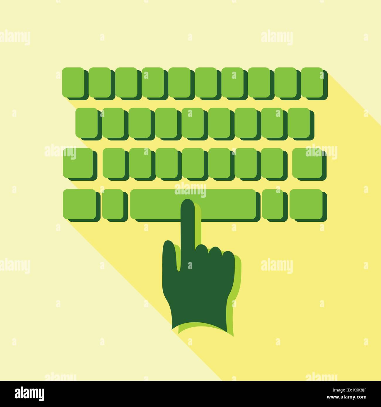 Tapping on screen Stock Vector Images - Alamy