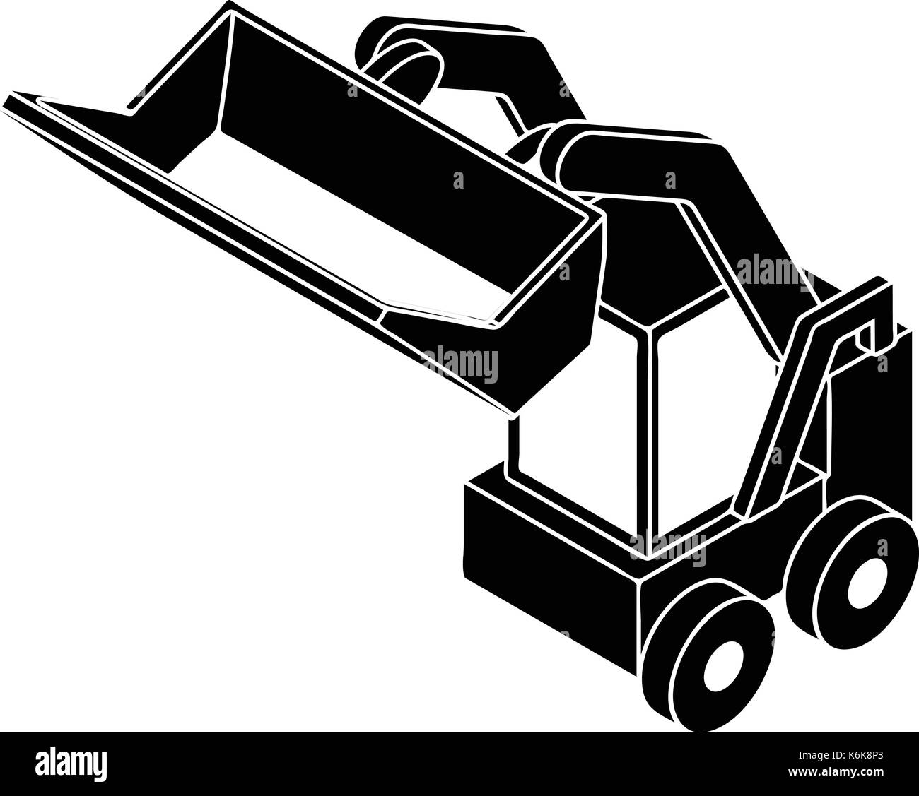 Bobcat loader Stock Vector Images - Alamy