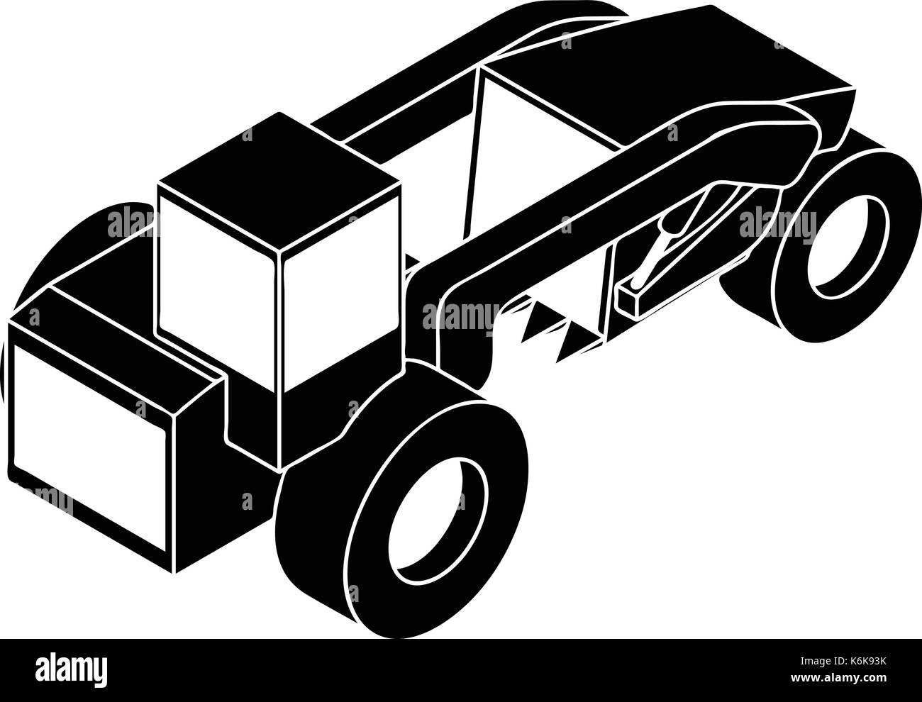 Heavy load truck icon, simple style Stock Vector Image & Art - Alamy