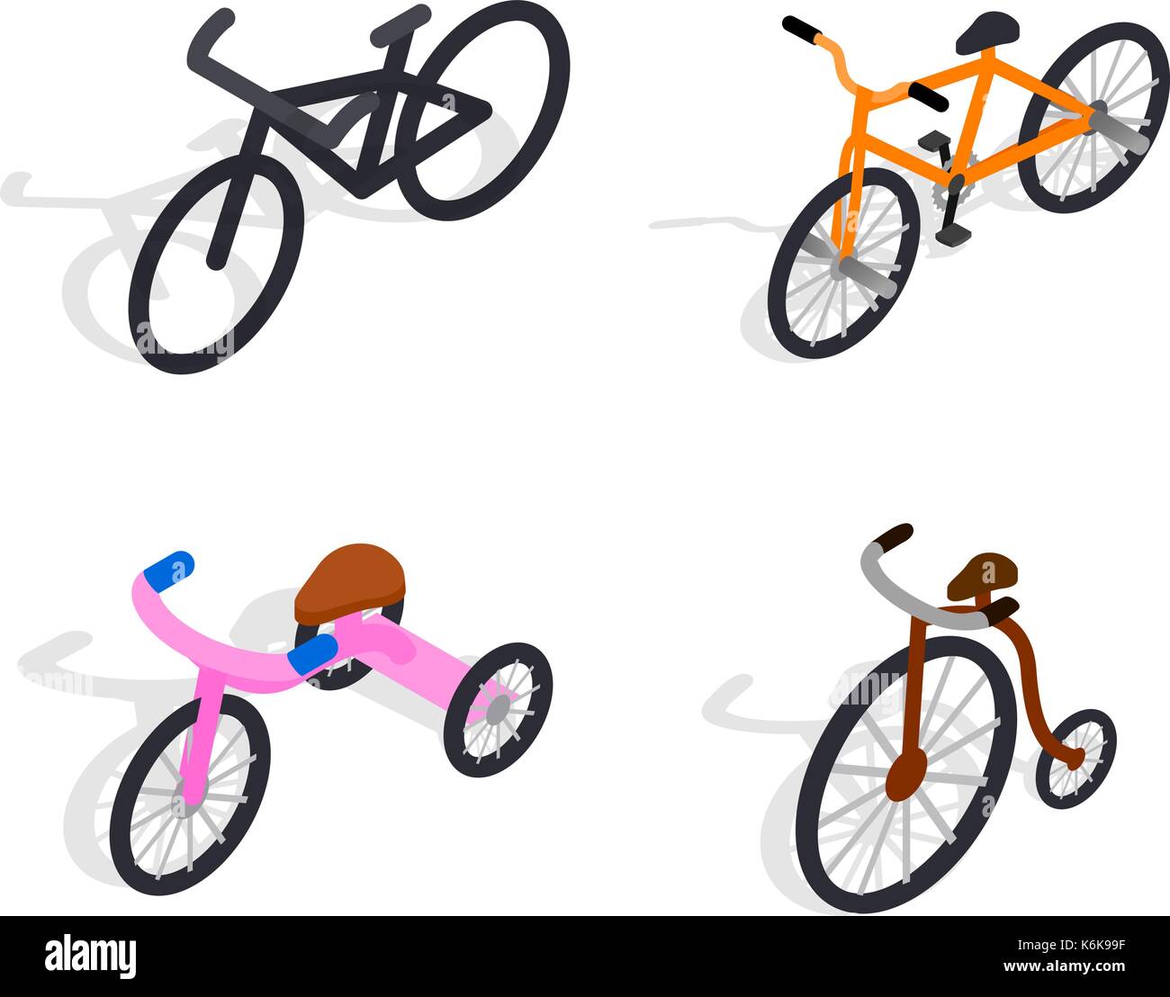 Antique bicycle woman Stock Vector Images - Alamy