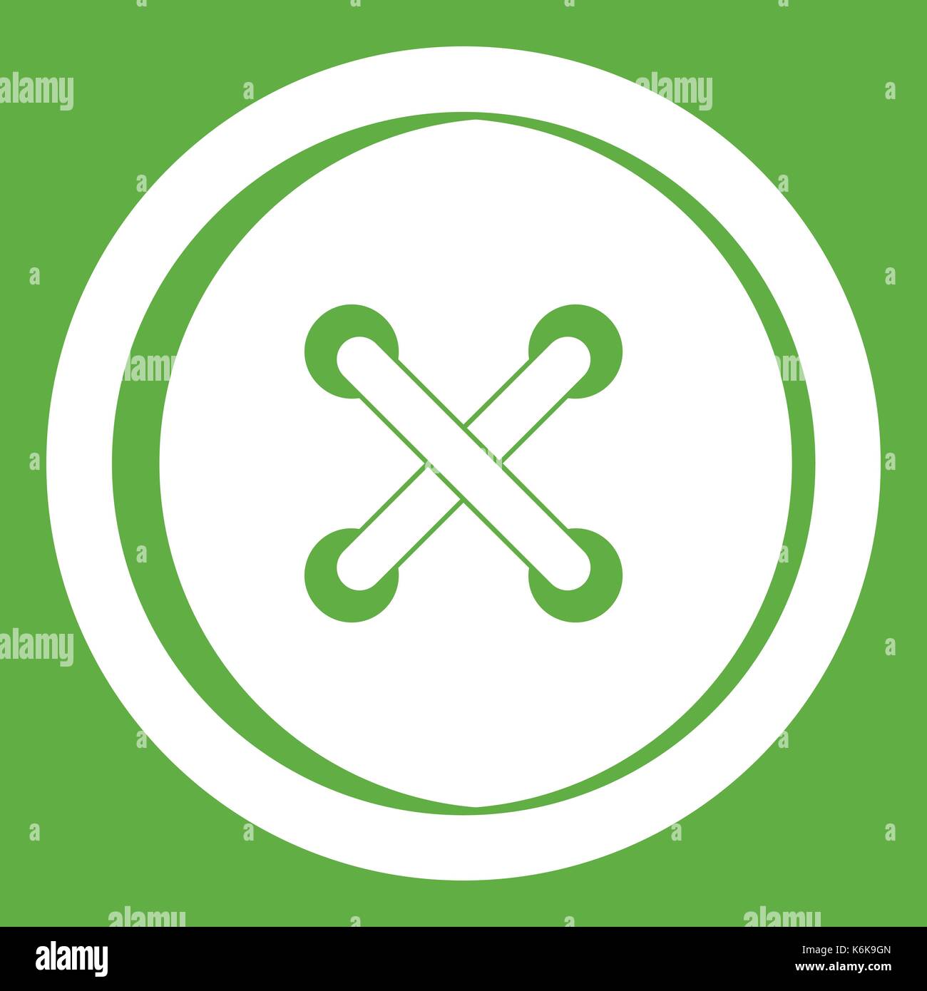 Plastic button icon green Stock Vector Image & Art - Alamy