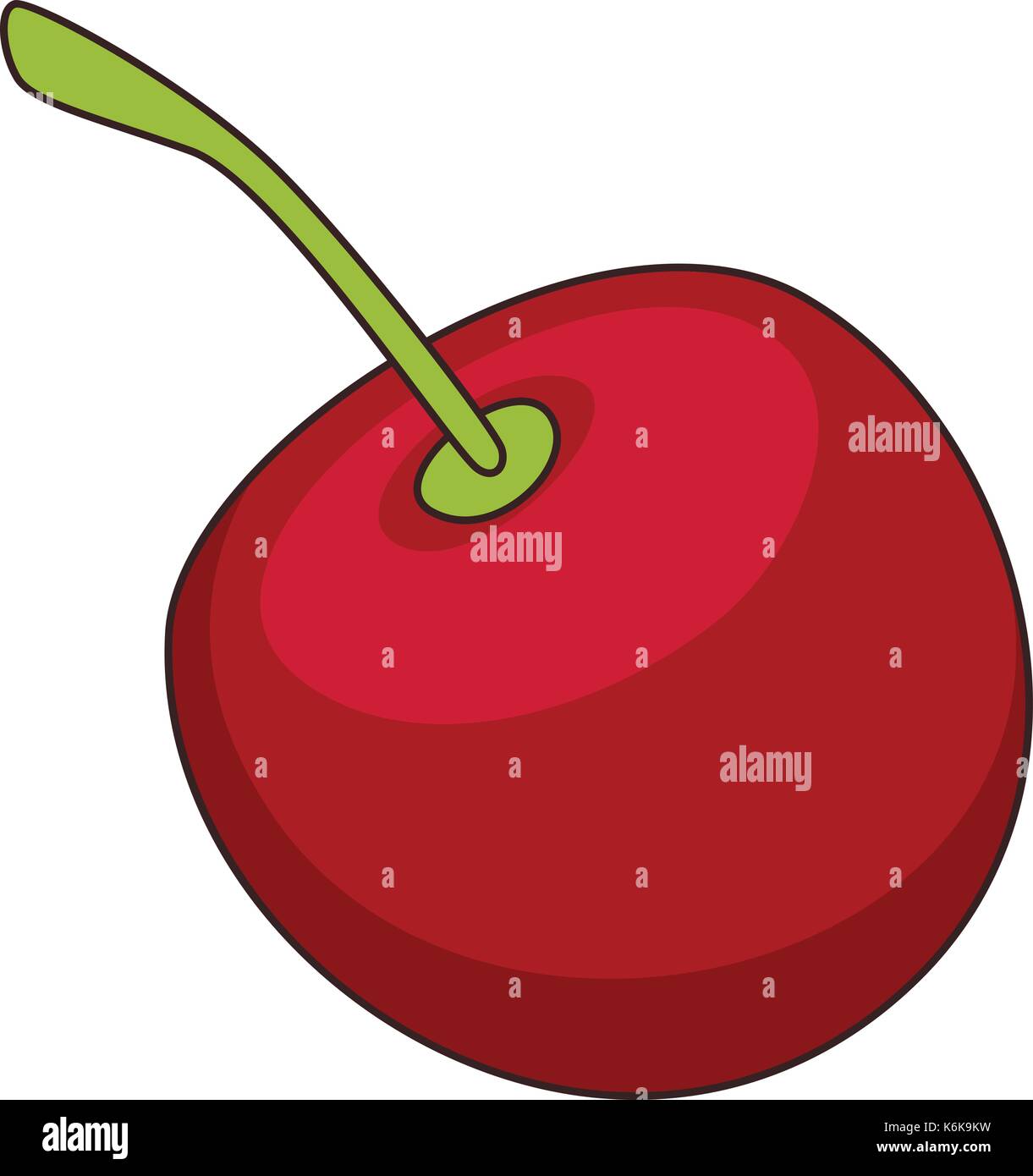 Cherry icon, cartoon style Stock Vector Image & Art - Alamy