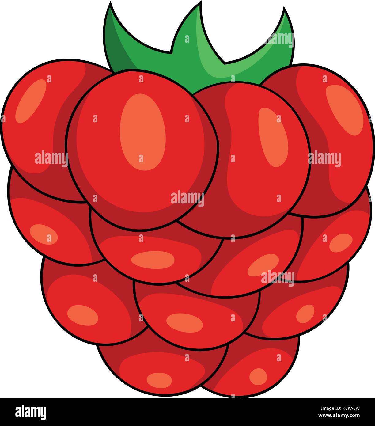 Red berry icon, cartoon style Stock Vector Image & Art - Alamy
