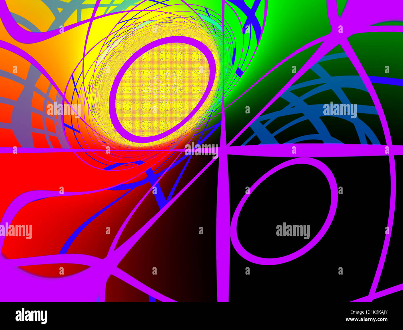 Abstract decorative contemporary dynamic colorful geometric wave ...