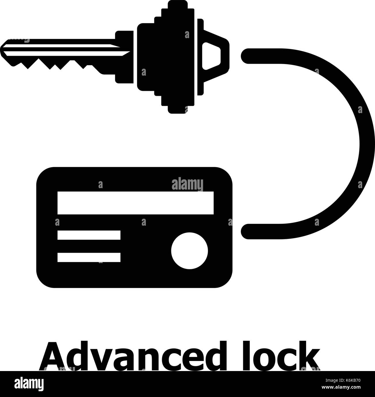 Advanced lock icon, simple black style Stock Vector Image & Art - Alamy