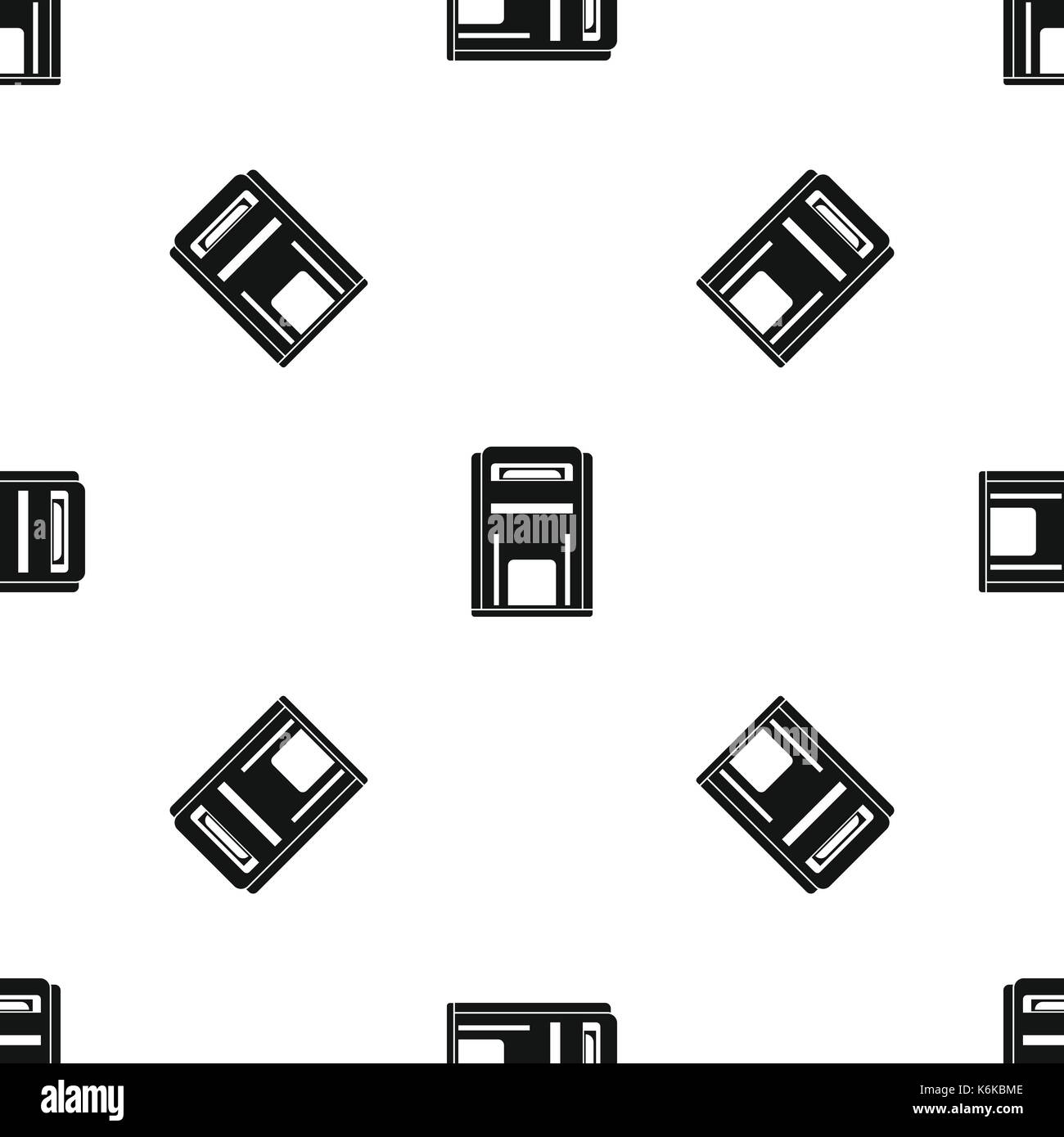 Square post box pattern seamless black Stock Vector Image & Art - Alamy