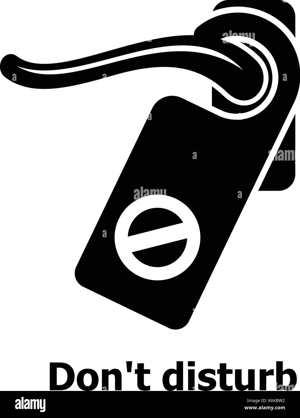 No privacy concept black Stock Vector Images - Alamy