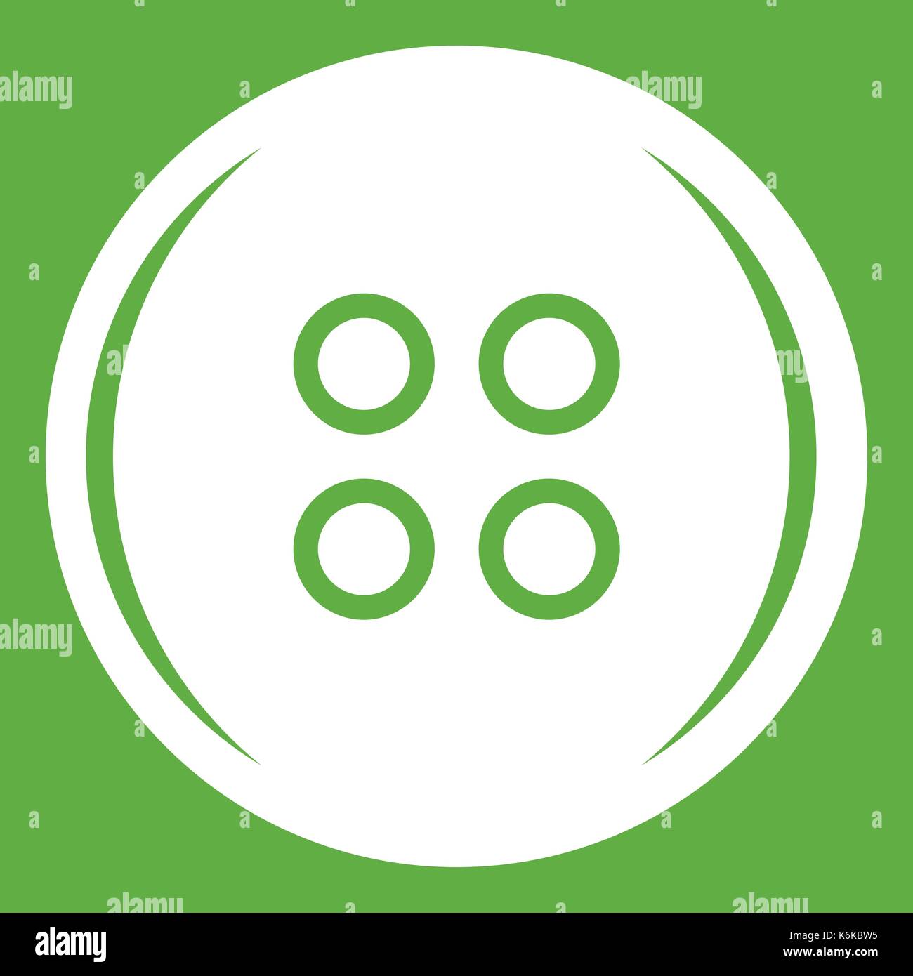 Plastic button icon green Stock Vector Image & Art - Alamy