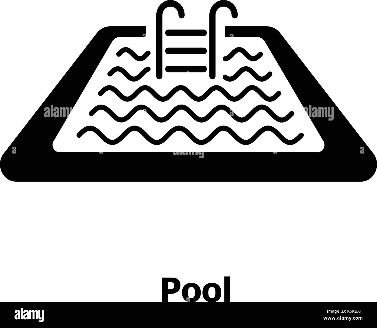 Pool icon, simple black style Stock Vector Image & Art - Alamy