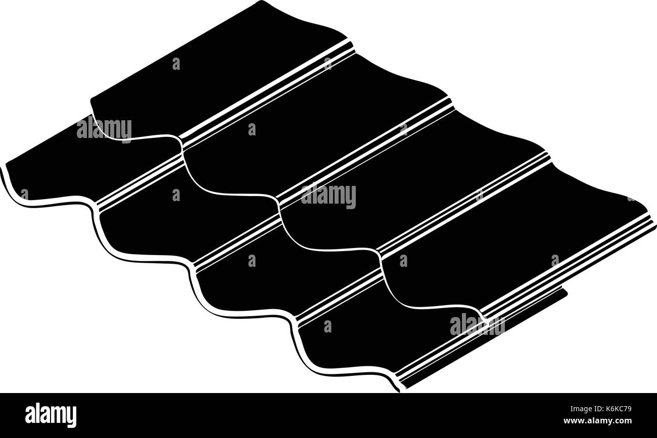 Corrugated metal sheet white Stock Vector Images - Alamy