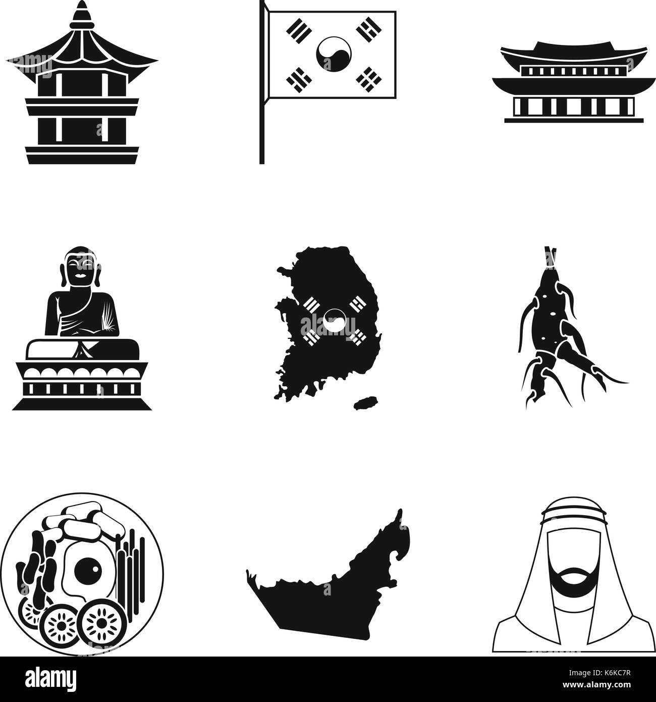 Vietnam culture and cuisine Stock Vector Images - Alamy