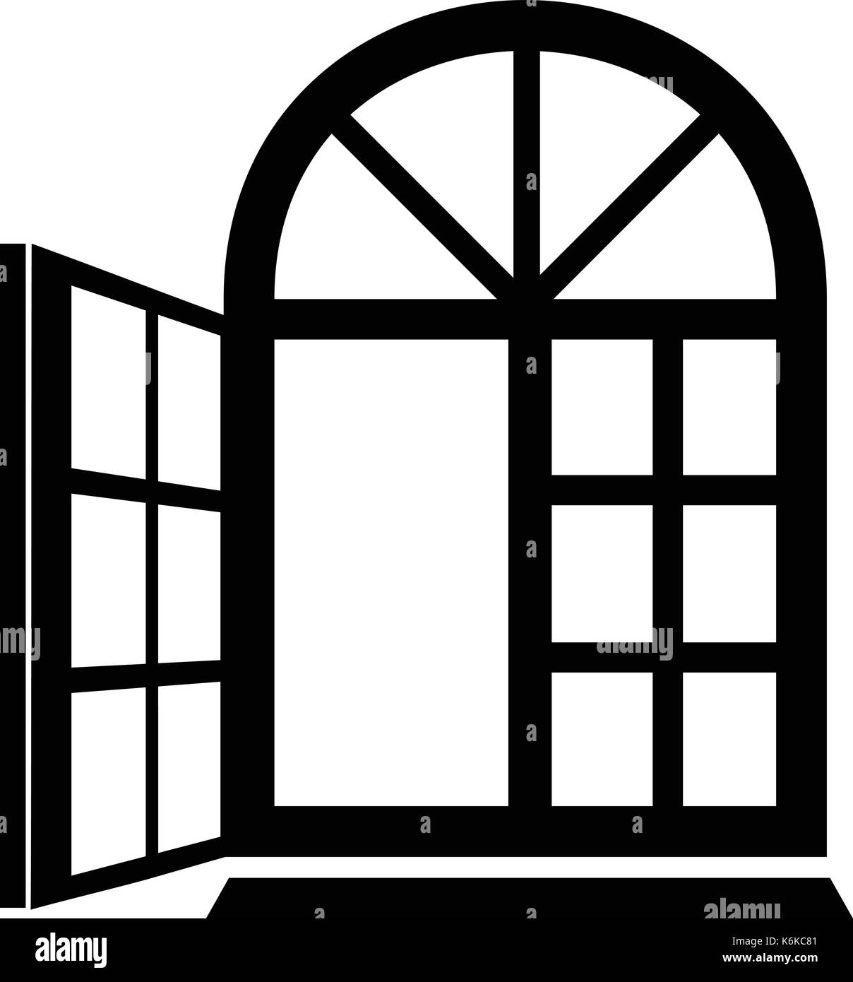 Dirty old window light Stock Vector Images - Alamy