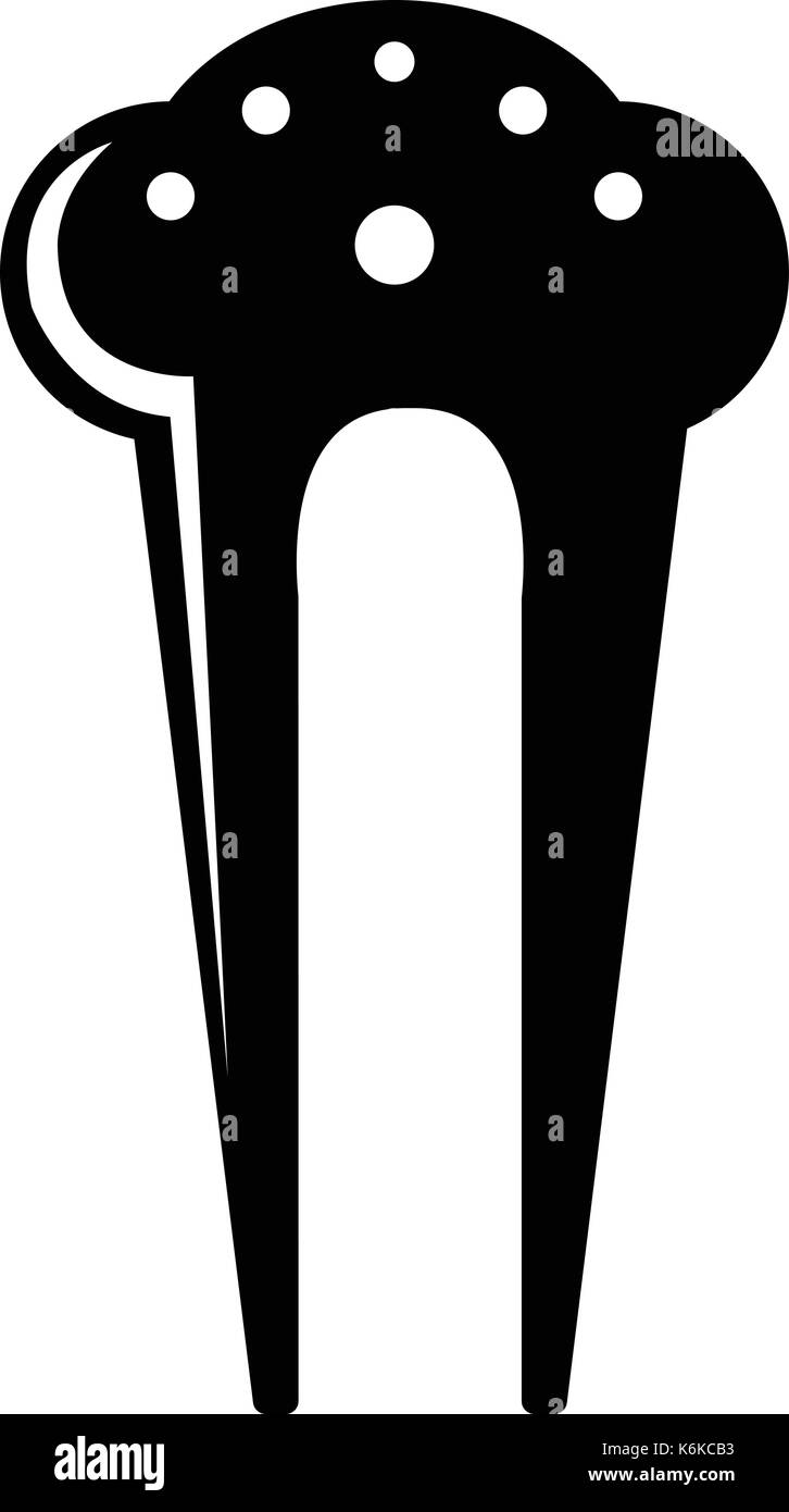 Hair fix clip icon , simple style Stock Vector Image & Art - Alamy