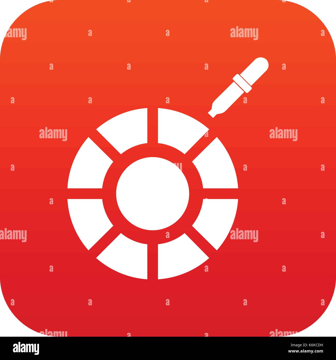 Color picker icon digital red Stock Vector Image & Art - Alamy