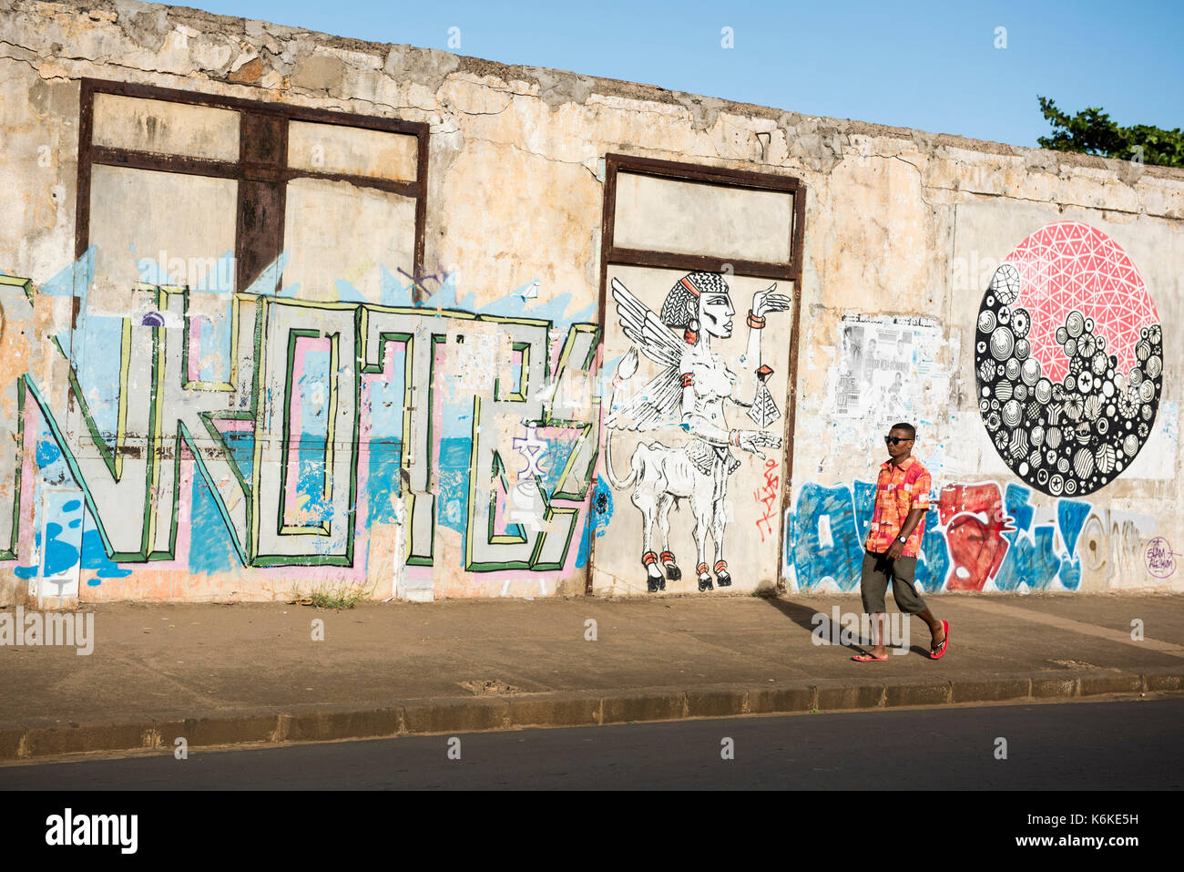 Mural, Antsiranana, Diego Suarez, Madagascar Stock Photo - Alamy