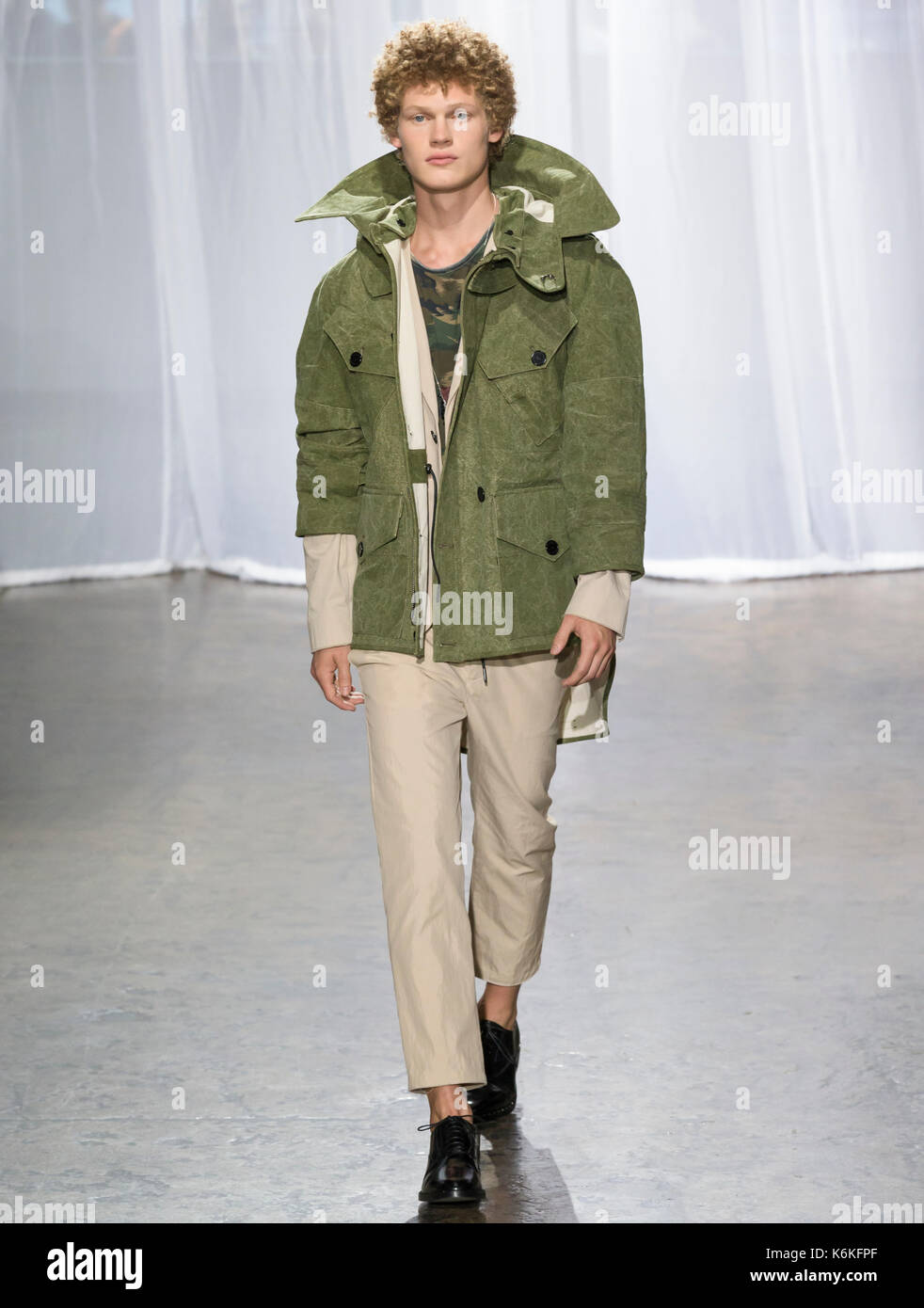 Dillon Westbrock on the catwalk Stock Photo - Alamy