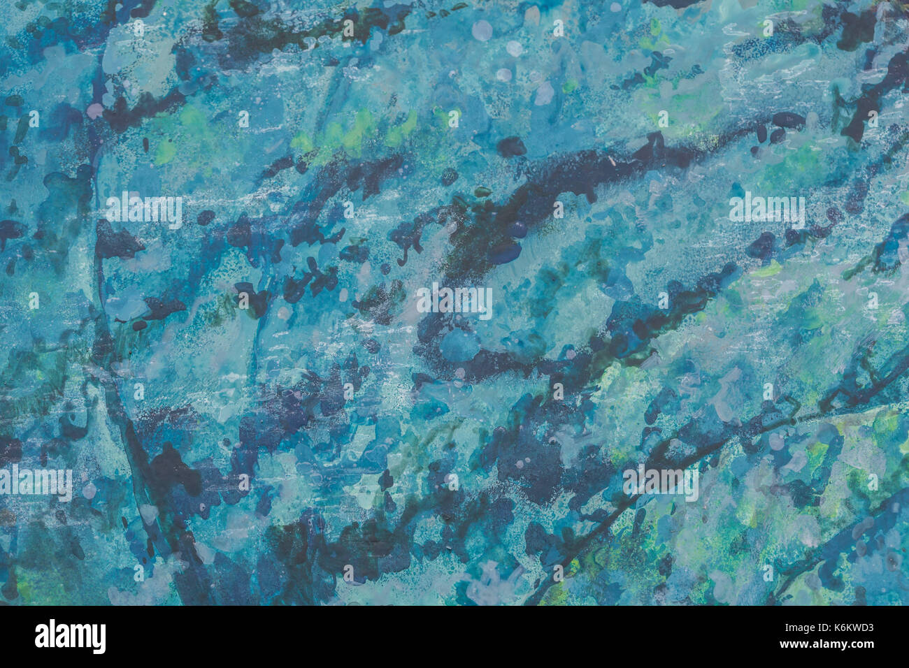 Light and dark blue blobs painted abstract background Stock Photo - Alamy