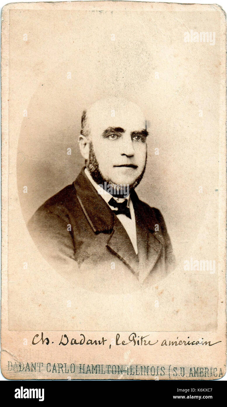 Charles Dadant young Stock Photo - Alamy