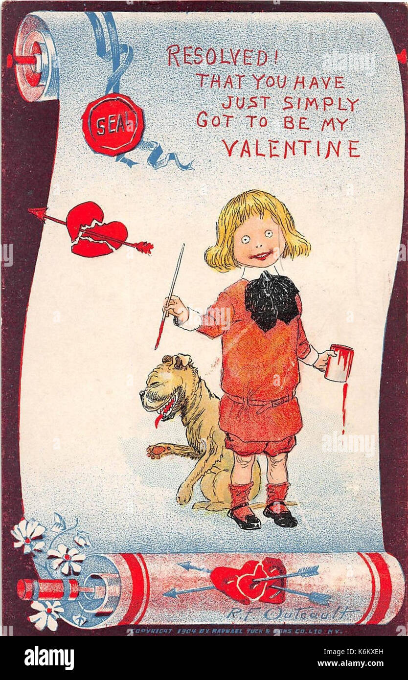 Buster Brown postcard1 Stock Photo - Alamy