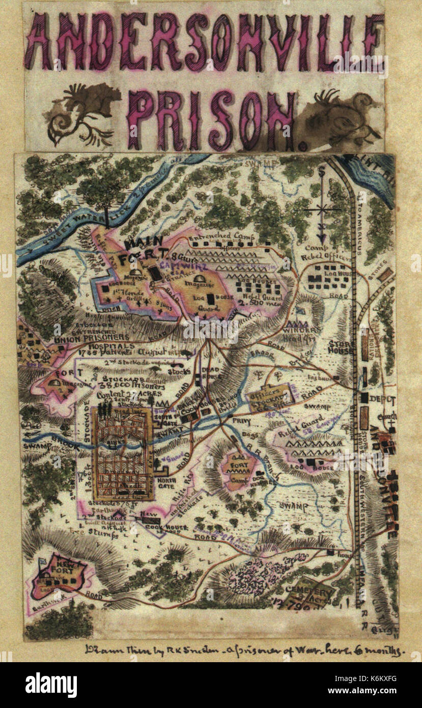 Andersonville prison hi-res stock photography and images - Alamy