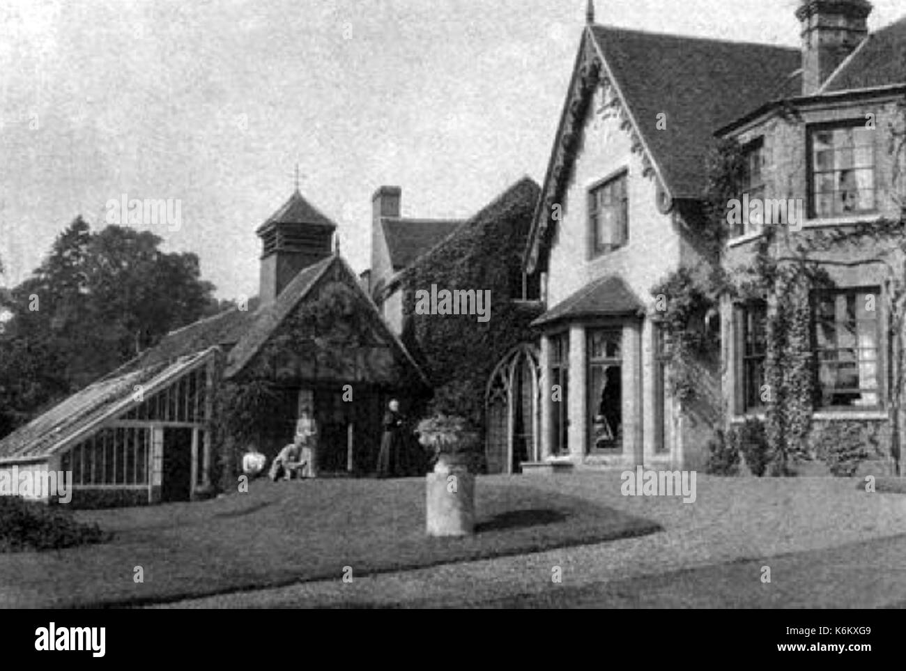 Croquet at Flitwick Manor 1870 Stock Photo - Alamy