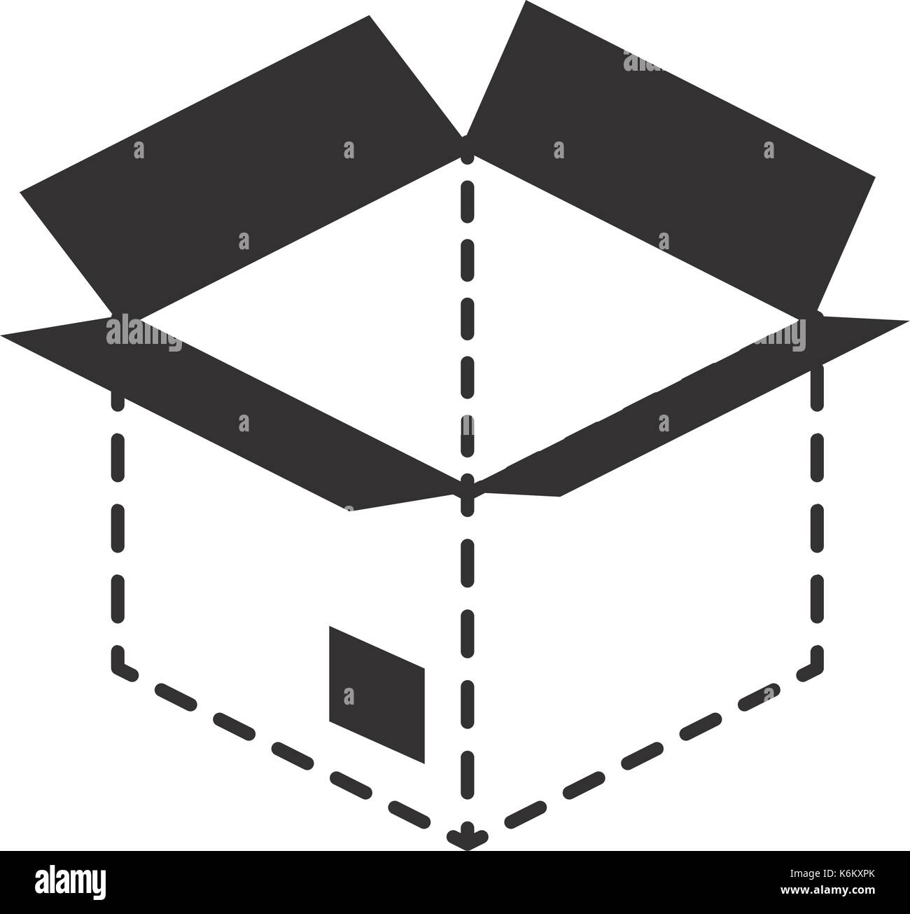 carton box icon Stock Vector Image & Art - Alamy