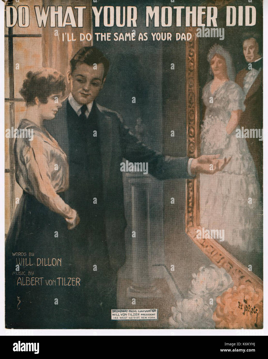 Do what your mother did (I'll do the same as your dad) 1916 Stock Photo ...