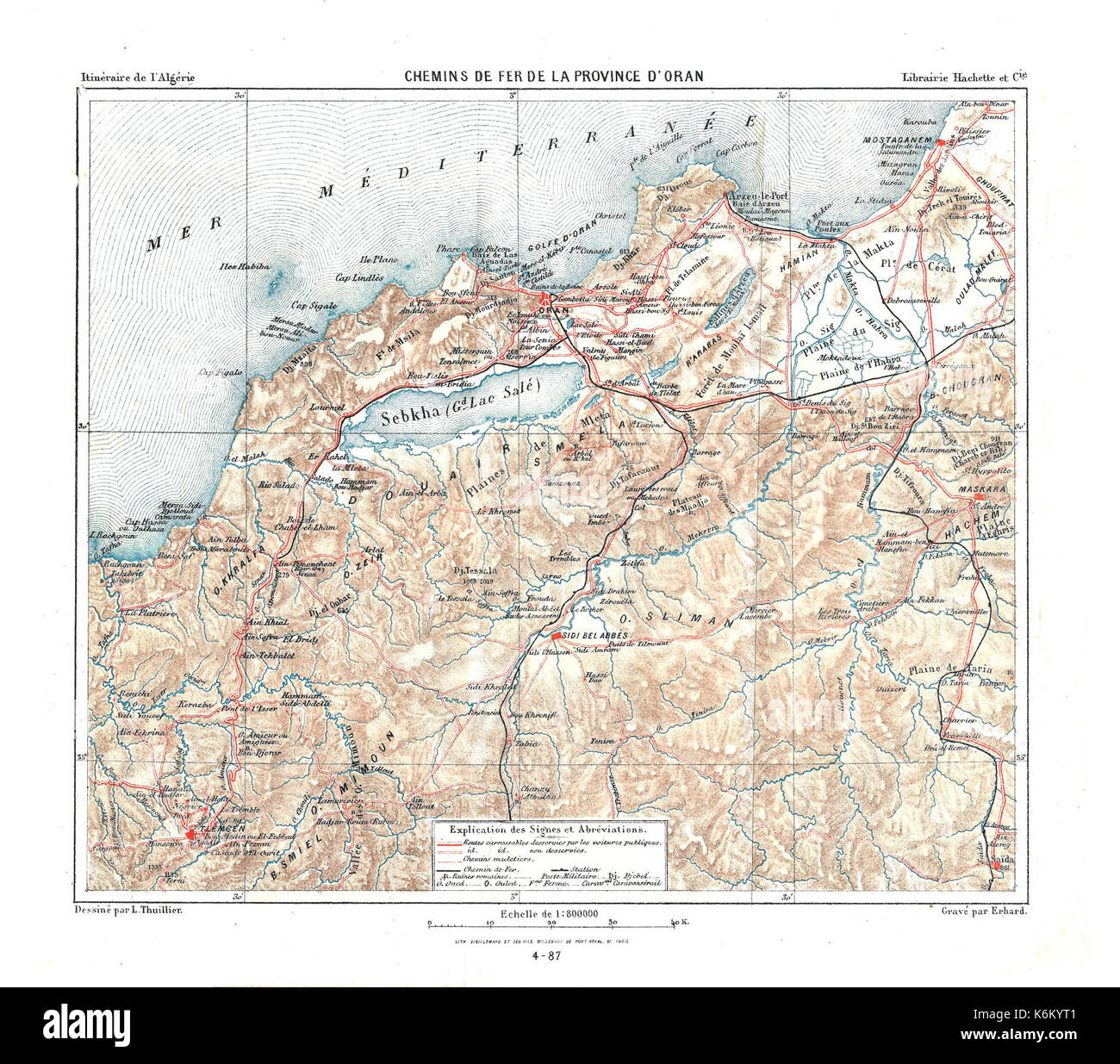 Transport infrastructure map oran hi-res stock photography and images ...