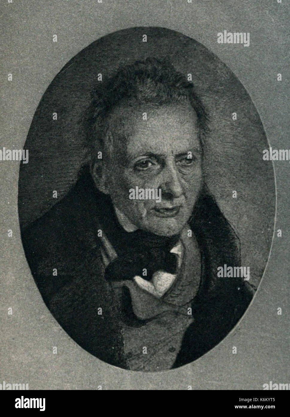 Chalk Drawing of Thomas de Quincey Stock Photo - Alamy