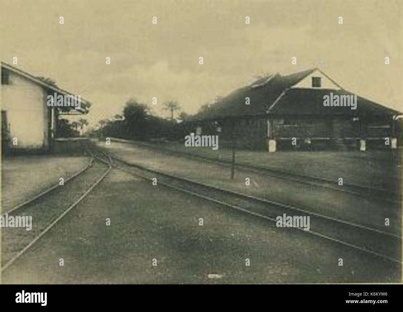 Bohicon The railway station Stock Photo - Alamy