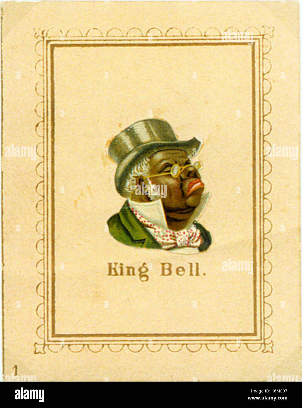 Card King Bell Stock Photo - Alamy