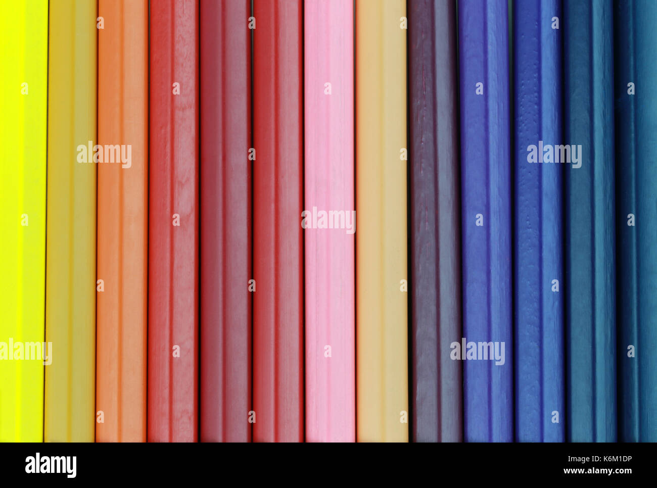Surface of Colorful crayon background for the design concept of ...