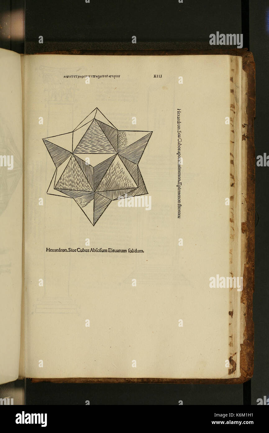 Luca pacioli's de divina proportione hi-res stock photography and ...