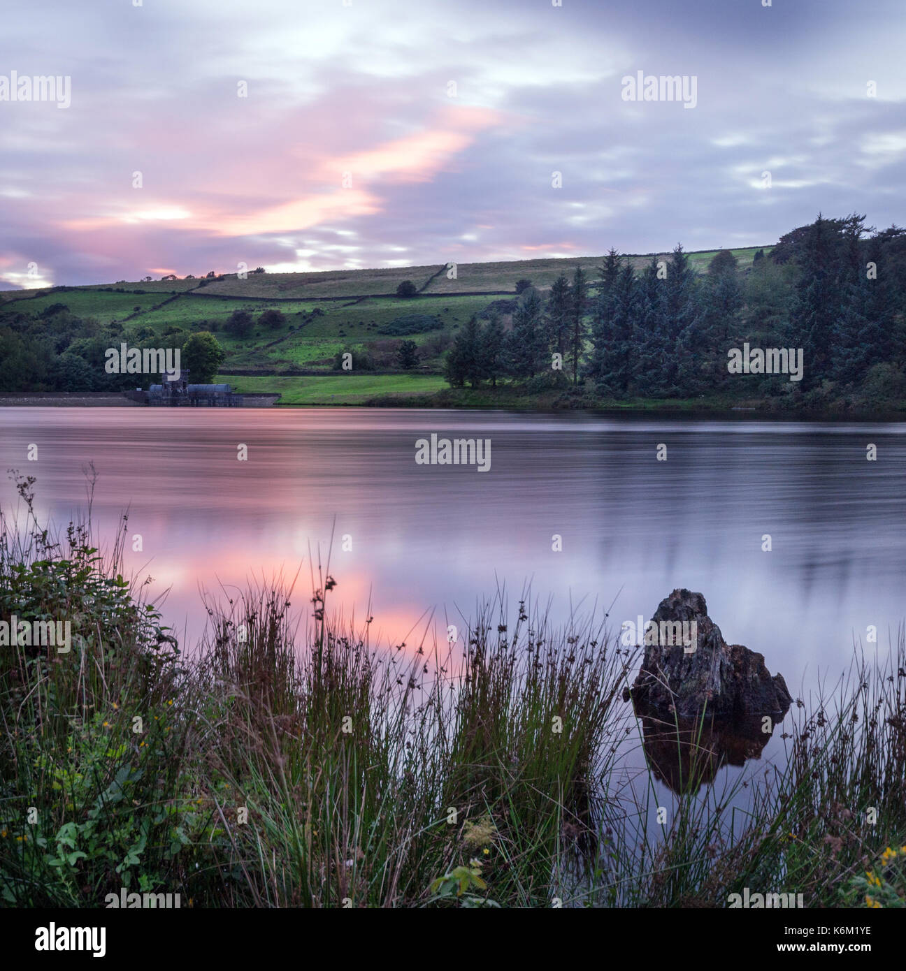 Cod Beck Reservoir, Osmotherley, North Yorkshire Stock Photo - Alamy