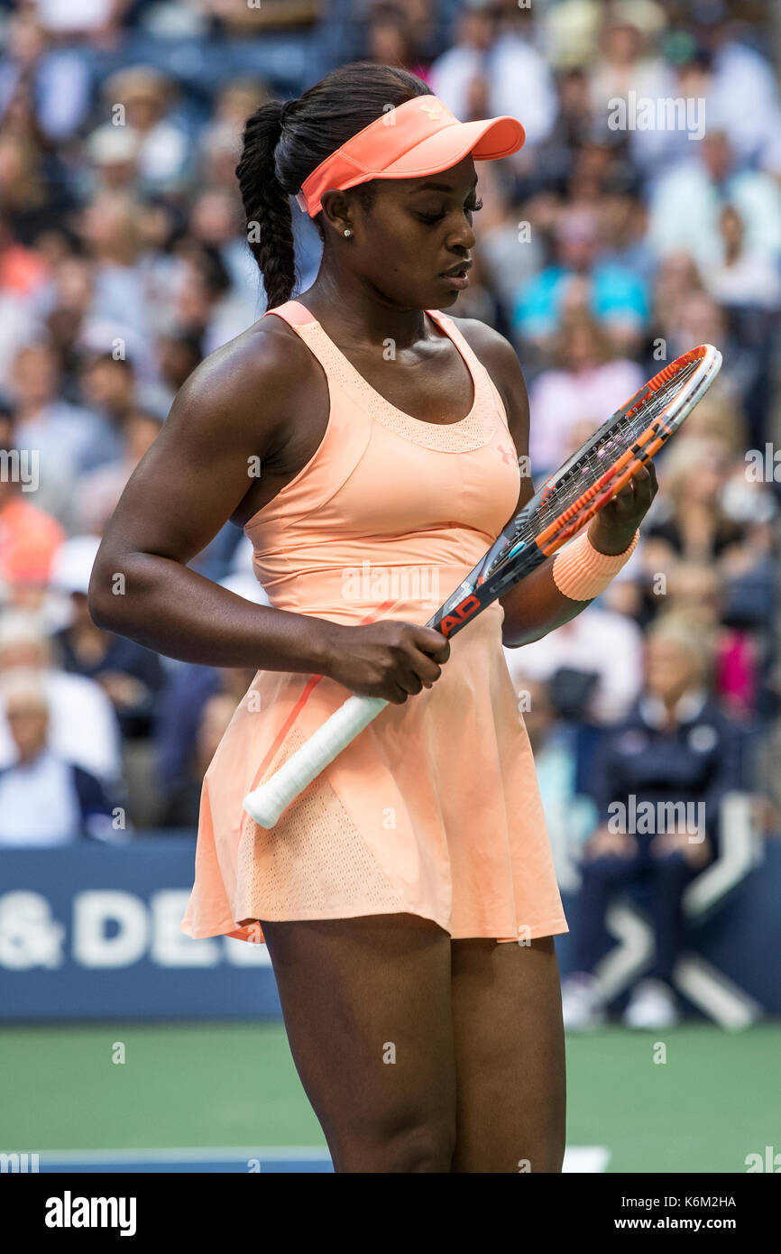 Sloane Stephens (USA) winner of the Women's Singles Final at the 2017 ...