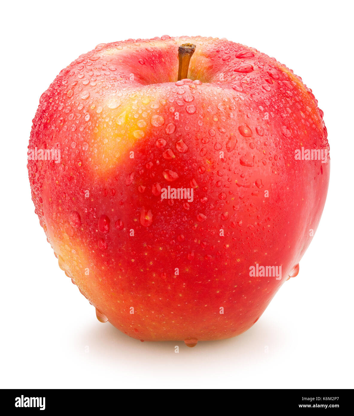 red apple path isolated Stock Photo - Alamy